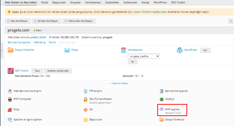 PHP Post max size Ve Upload max filesize De erini Artt rma